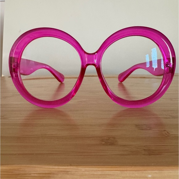 Accessories | Reading Glasses 175 In Large Round Pink | Poshmark
